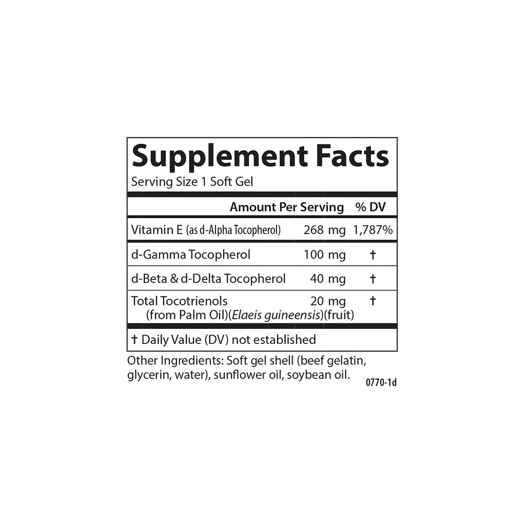 high potency vitamin e supplement