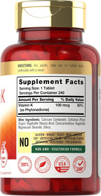High potency vitamin K supplement