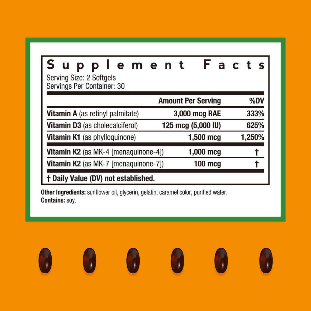 high potency Vitamin K supplement