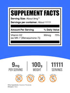 high potency vitamin k supplement