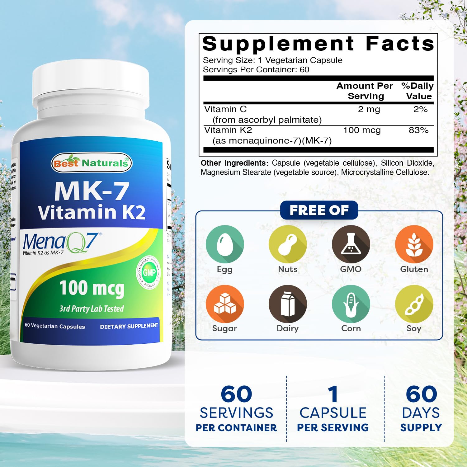 high potency vitamin K2 capsules