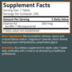 high potency vitamin K2 MK-7 supplement
