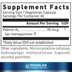 high potency vitamin K2 MK7 supplement