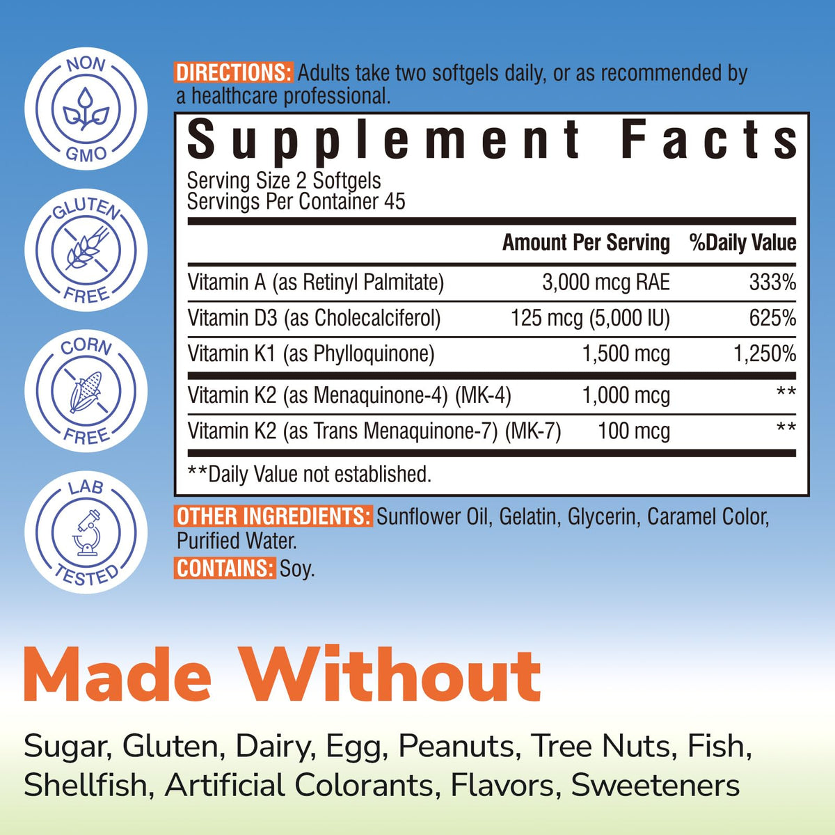 high potency vitamin k2 mk7