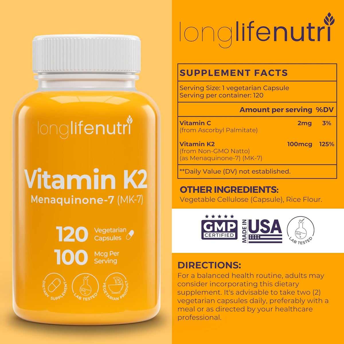 high potency vitamin K2 supplement