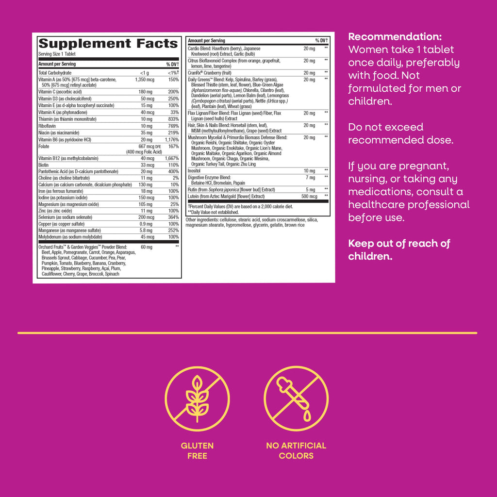 high potency vitamins for women
