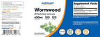 High potency Wormwood capsules for vitality