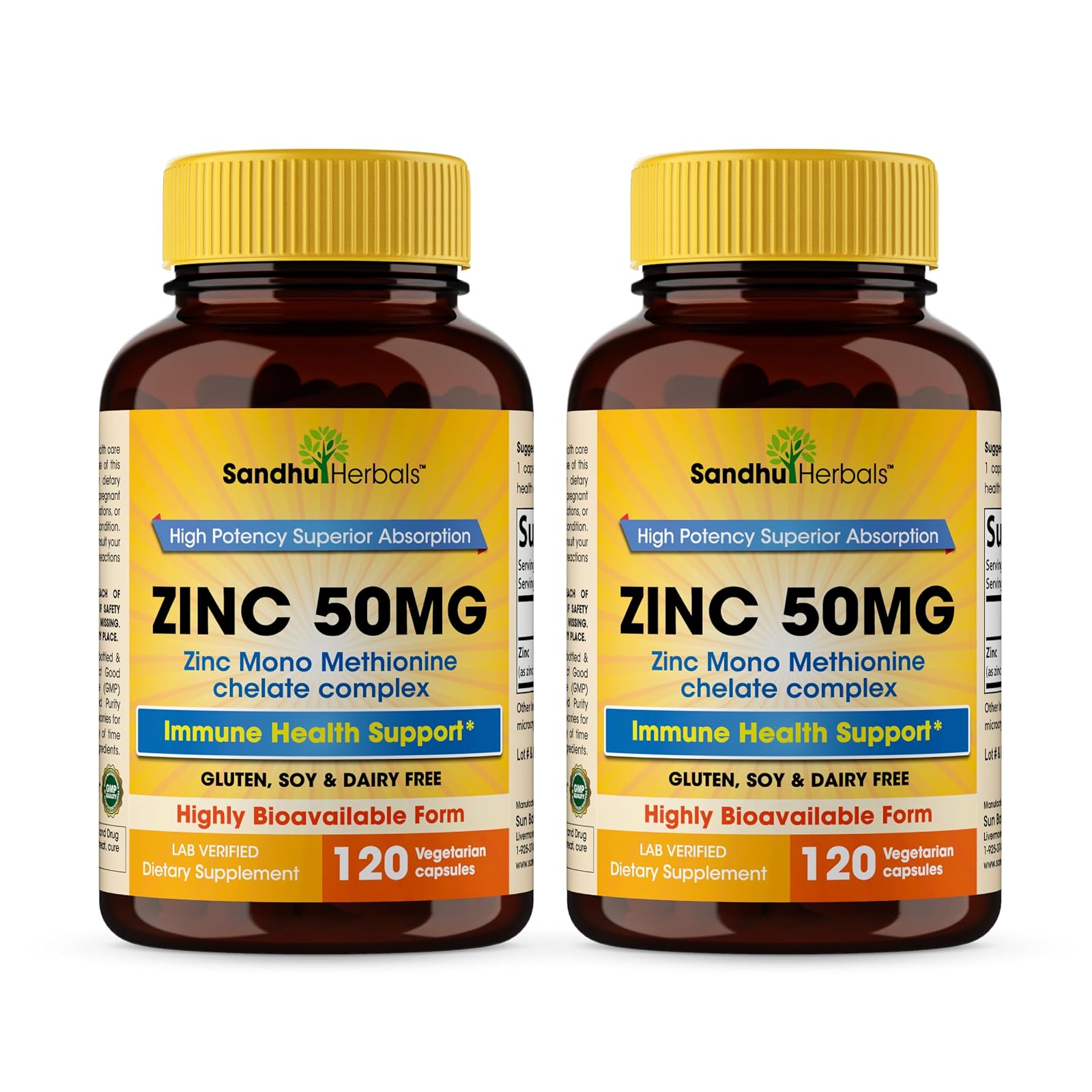 high potency zinc 50 mg capsules