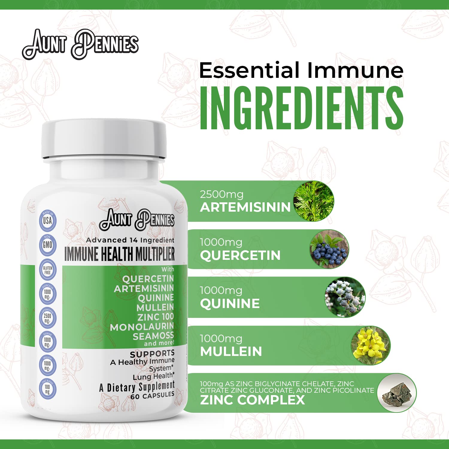High potency zinc capsules for health