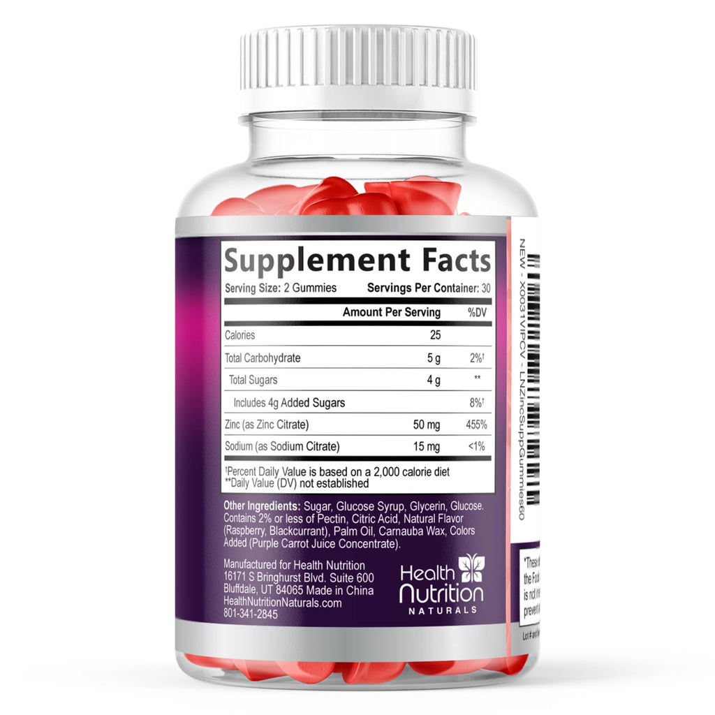 high potency zinc chewables