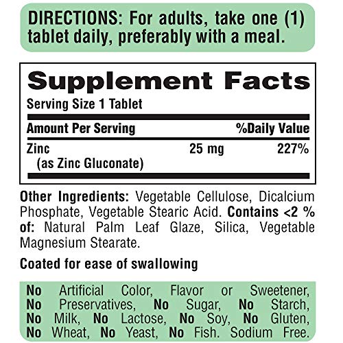High potency zinc for vitality