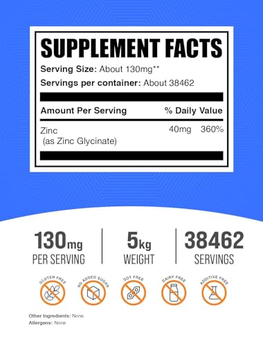 high potency zinc glycinate for recovery