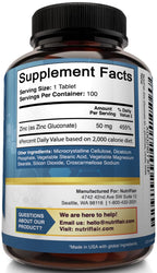 High potency zinc lozenges for absorption