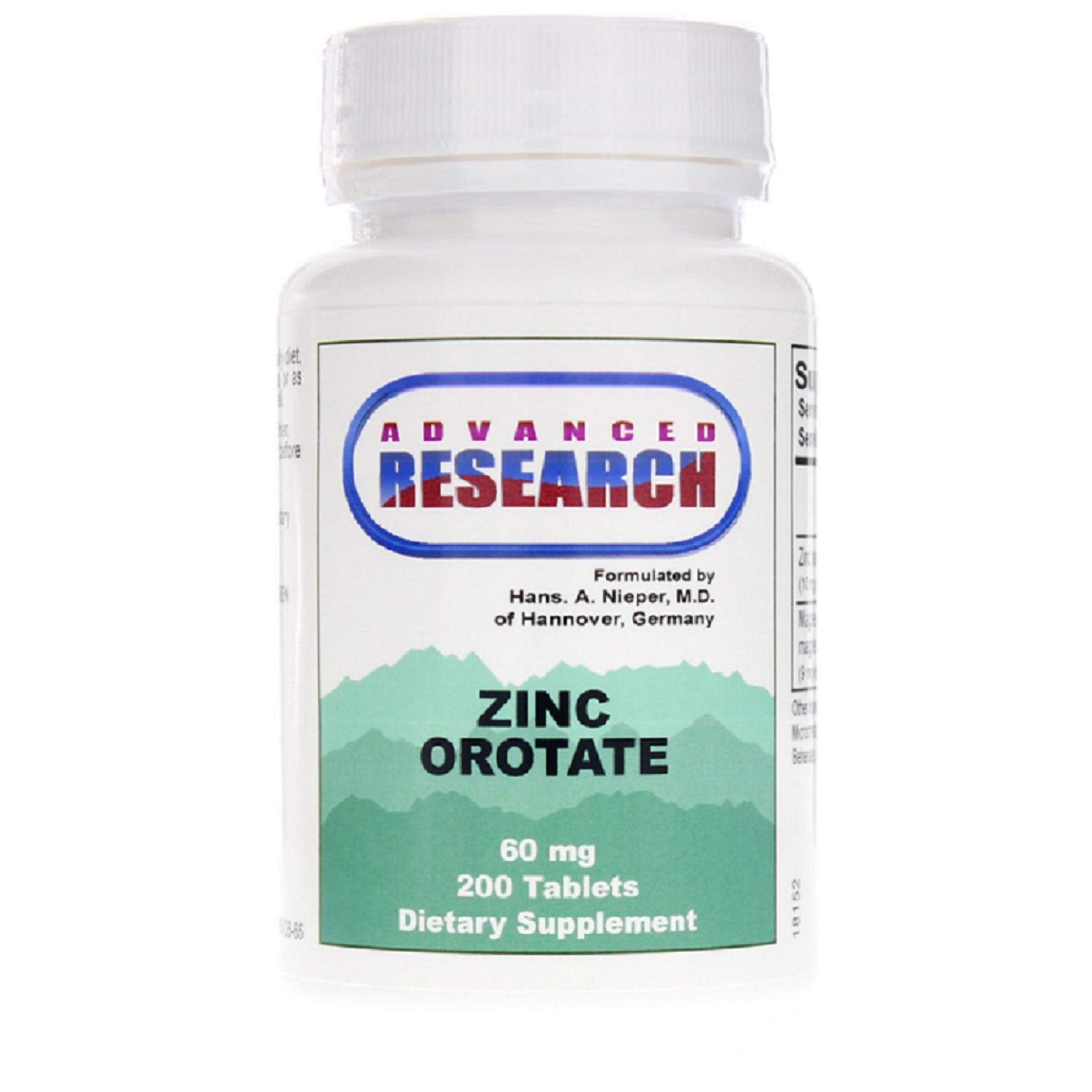 high potency zinc orotate tablets