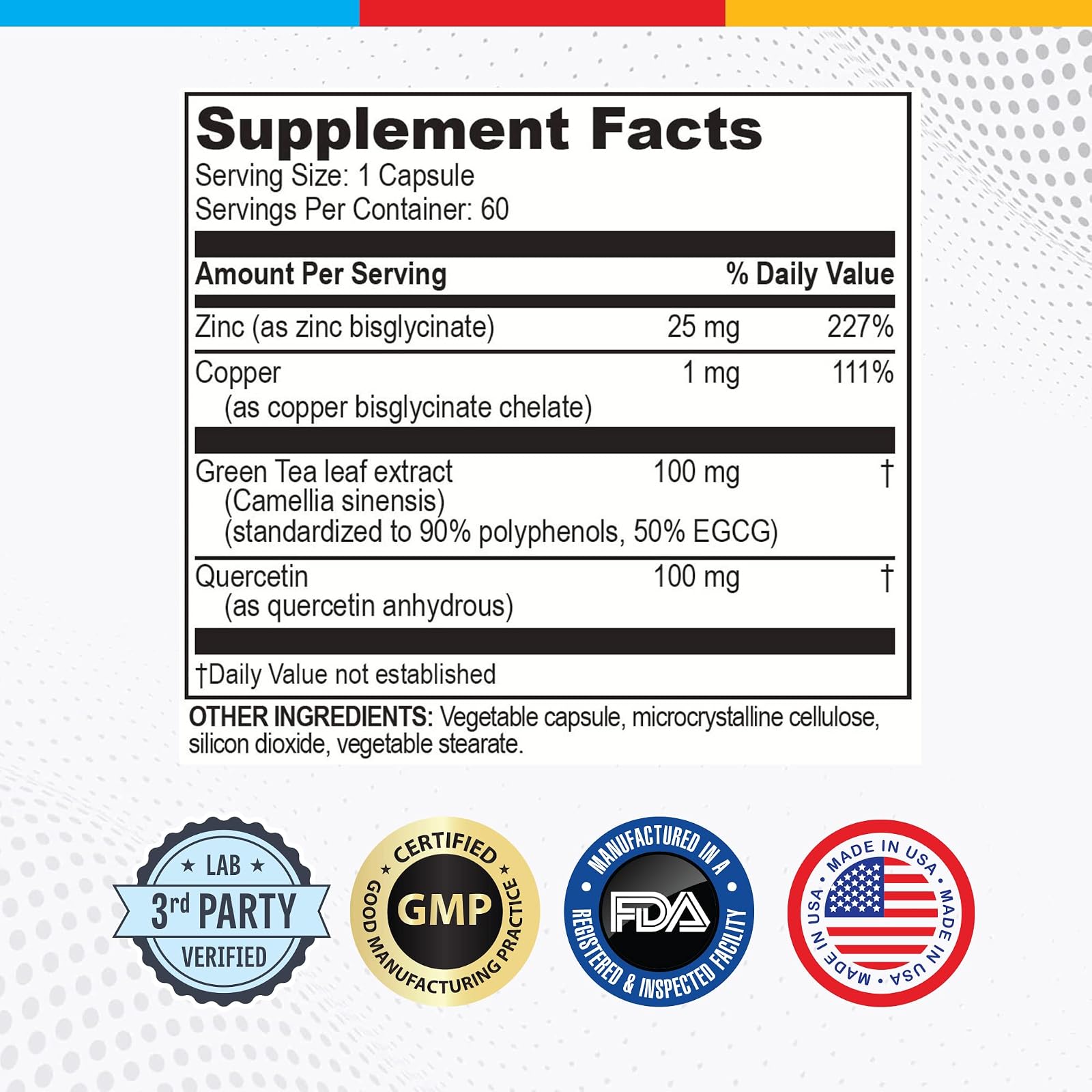 High potency zinc picolinate formula