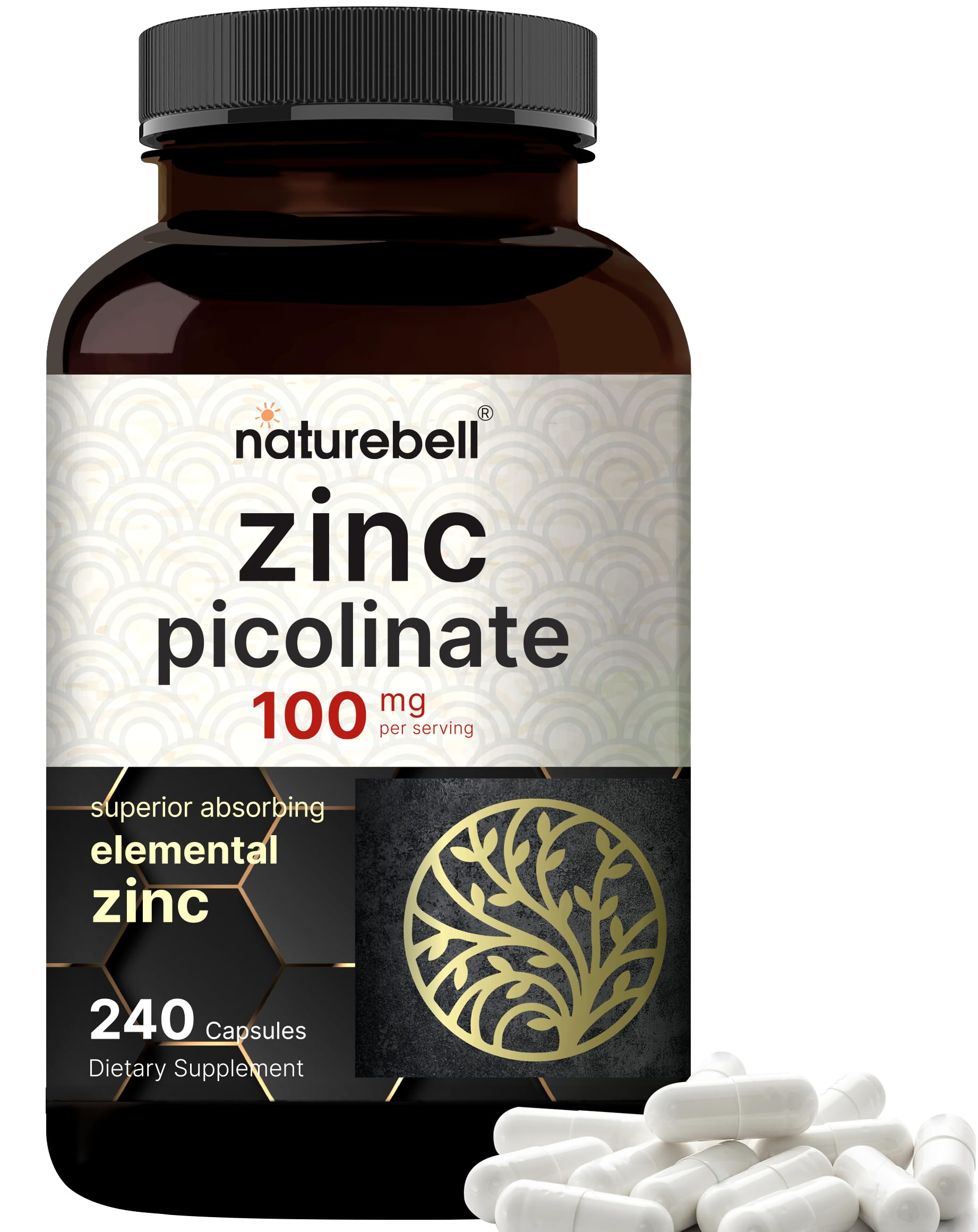 High potency zinc supplement capsules