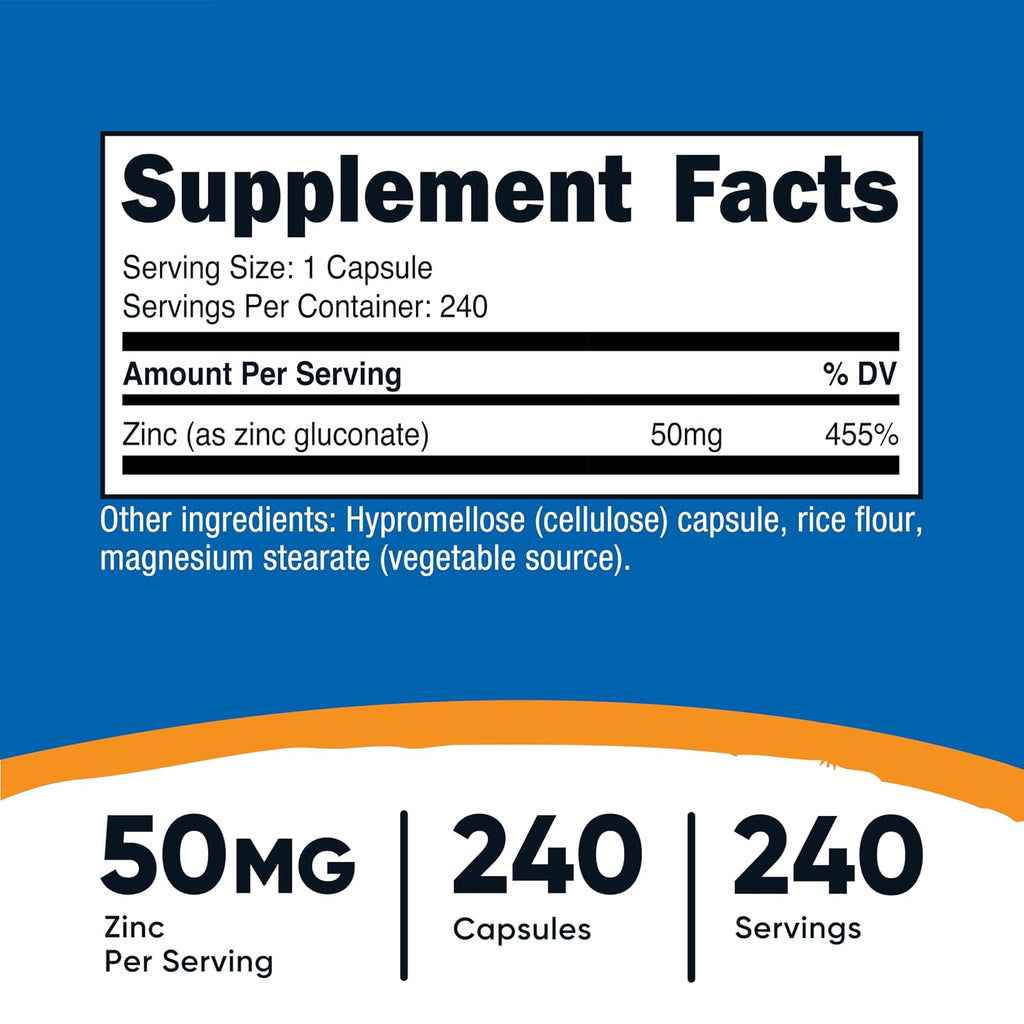 high potency zinc supplement for immunity