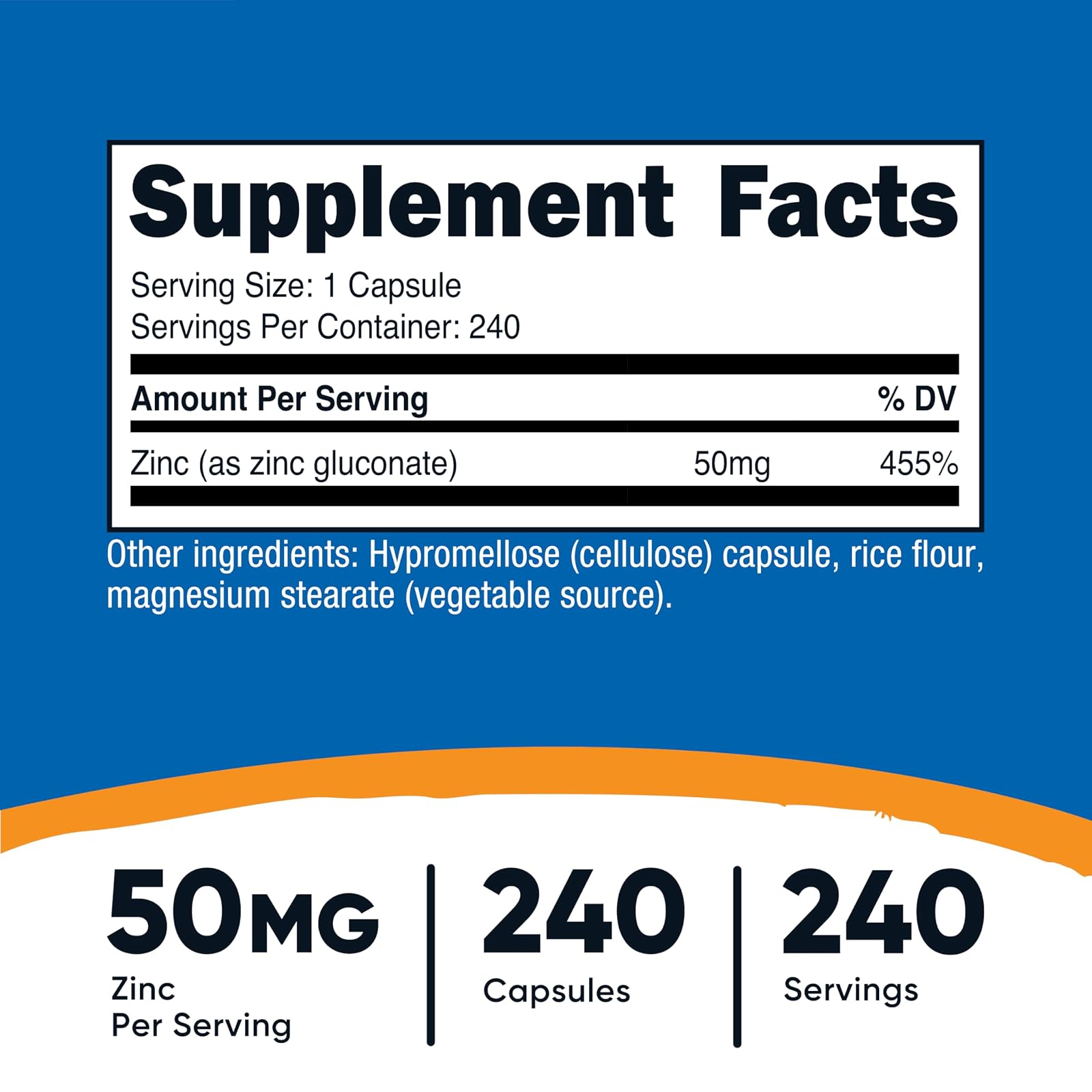 high potency zinc supplement for immunity