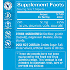 high potency zinc supplement for immunity