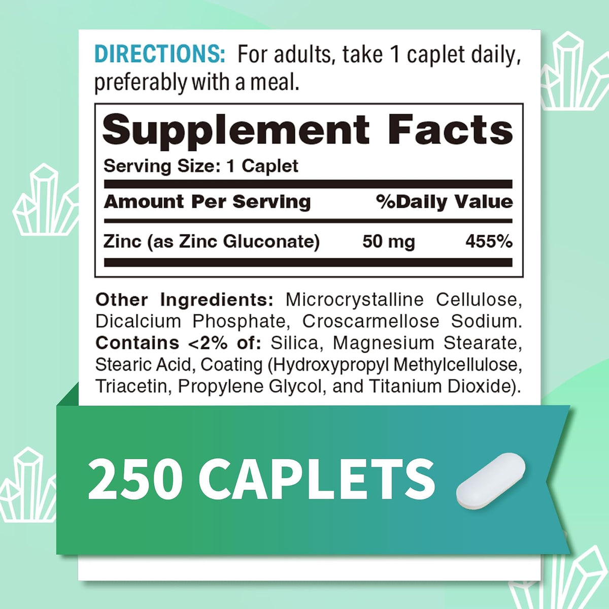 high potency zinc supplement for immunity