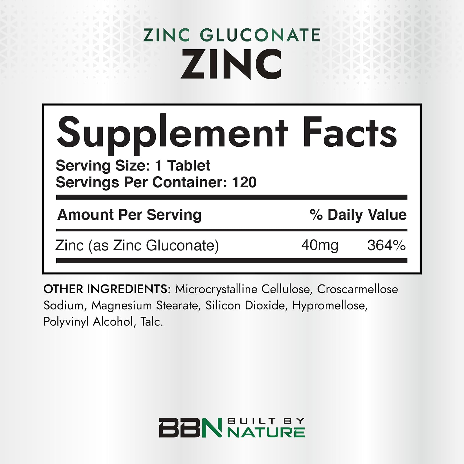 high potency zinc supplement for immunity