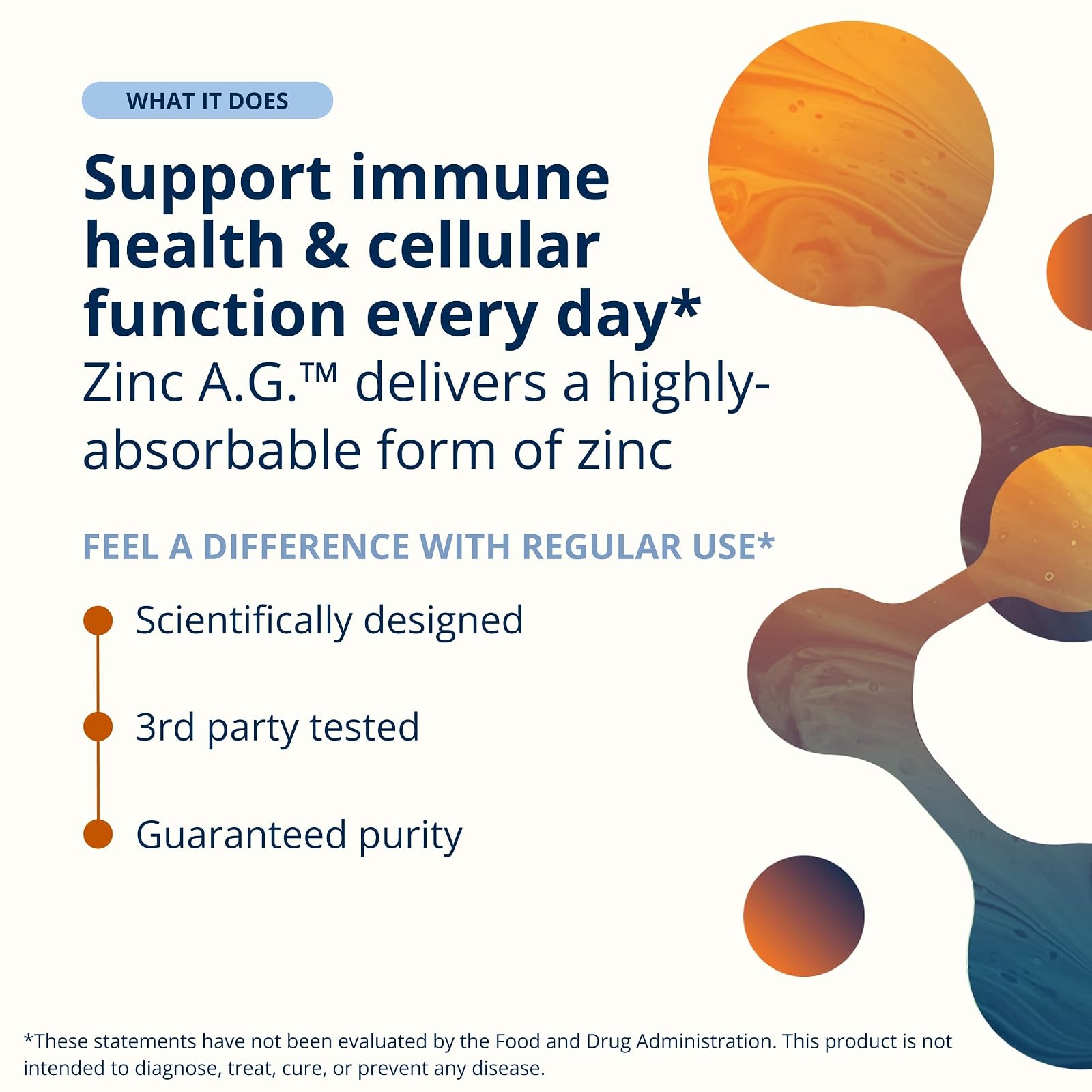 high potency zinc supplement for immunity