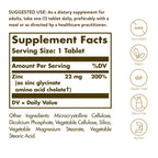 High potency zinc supplement for immunity