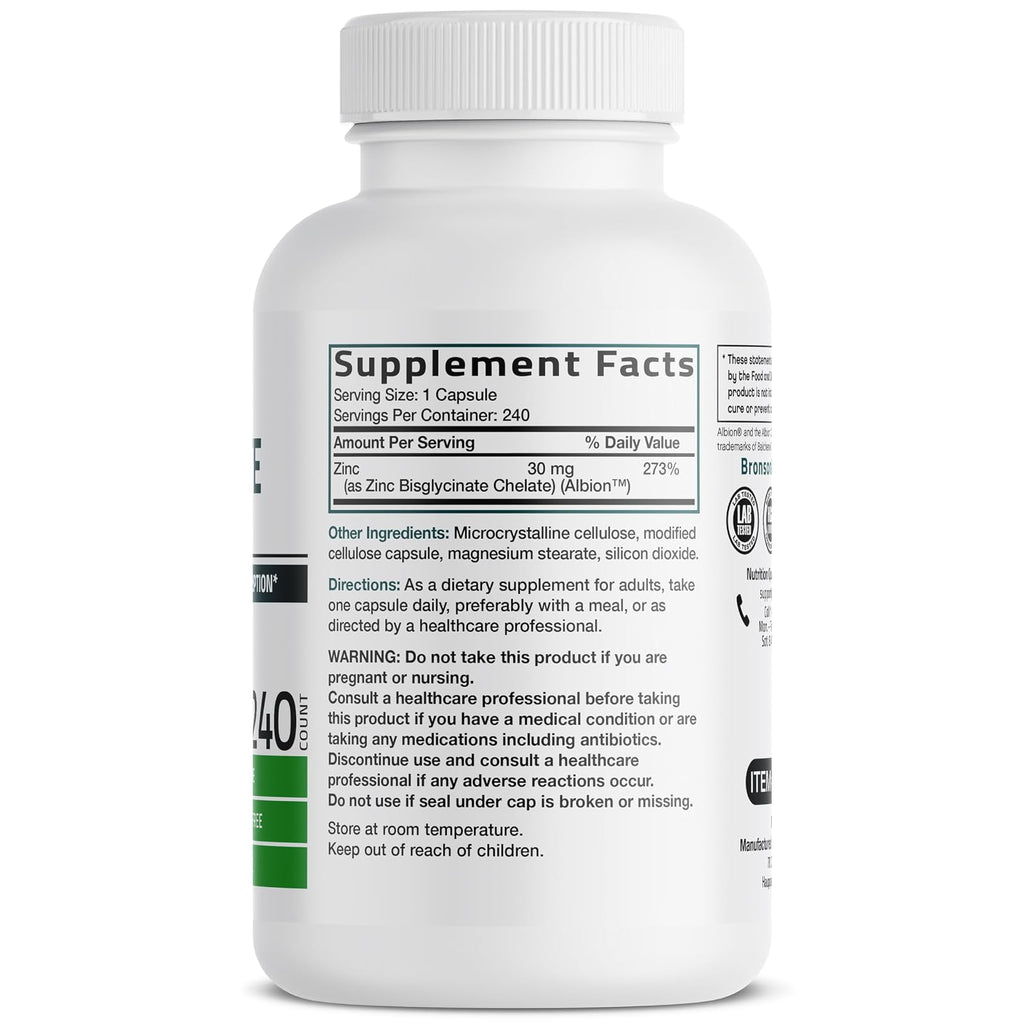 high potency zinc supplement for immunity