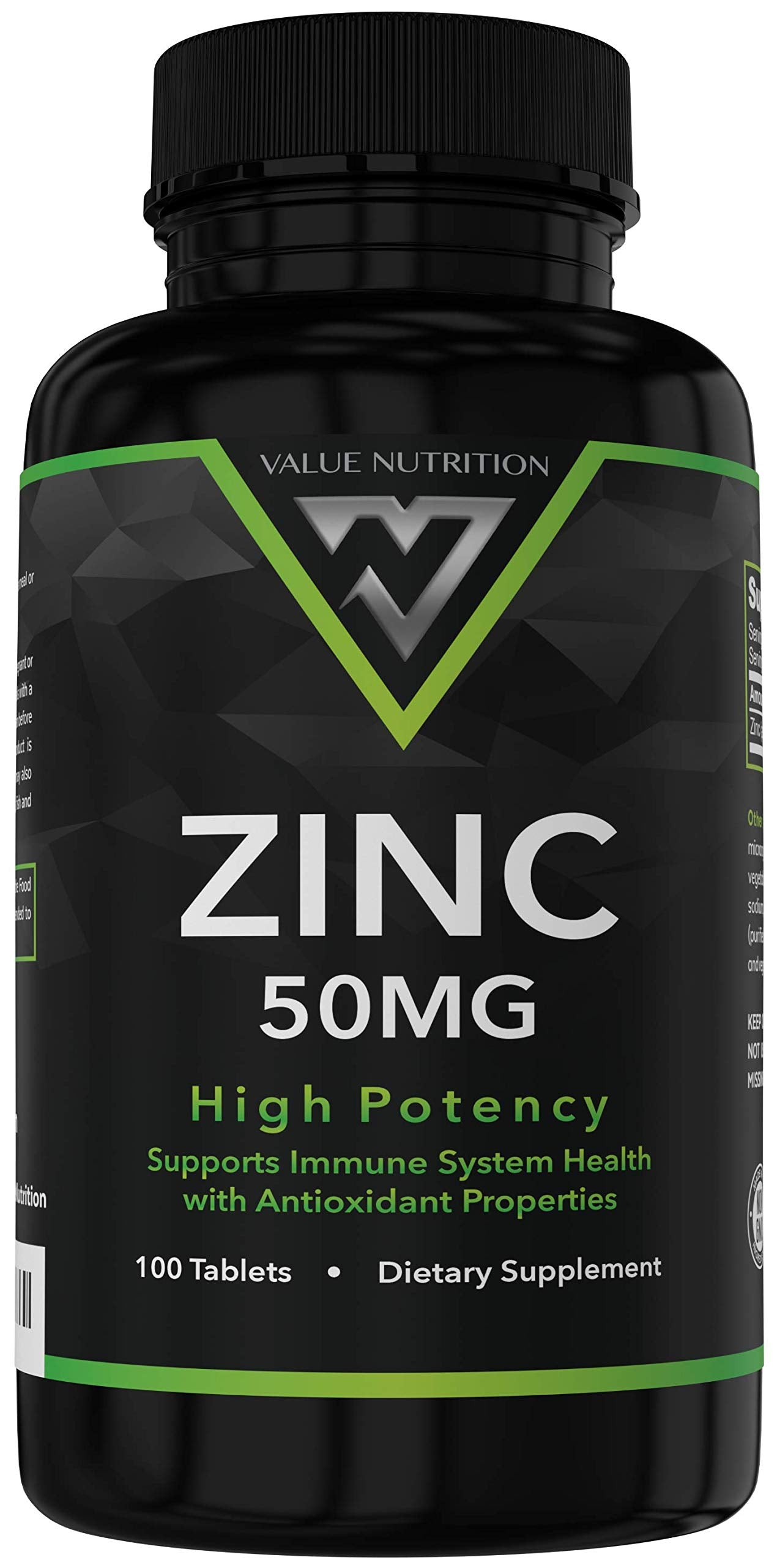 high potency zinc supplement tablets