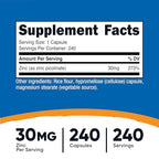 high potency zinc supplement