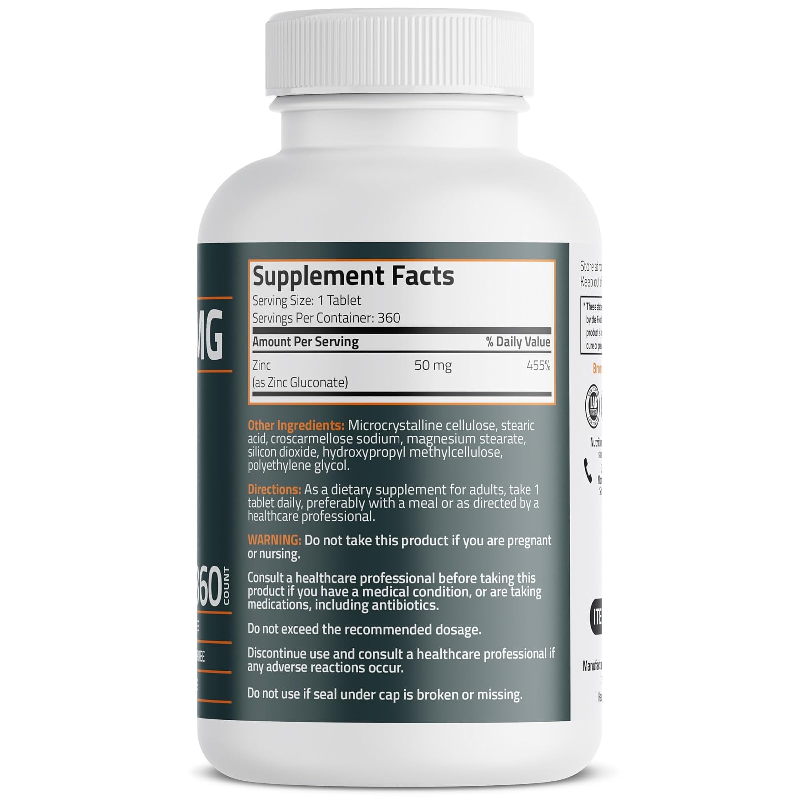 high potency zinc supplement