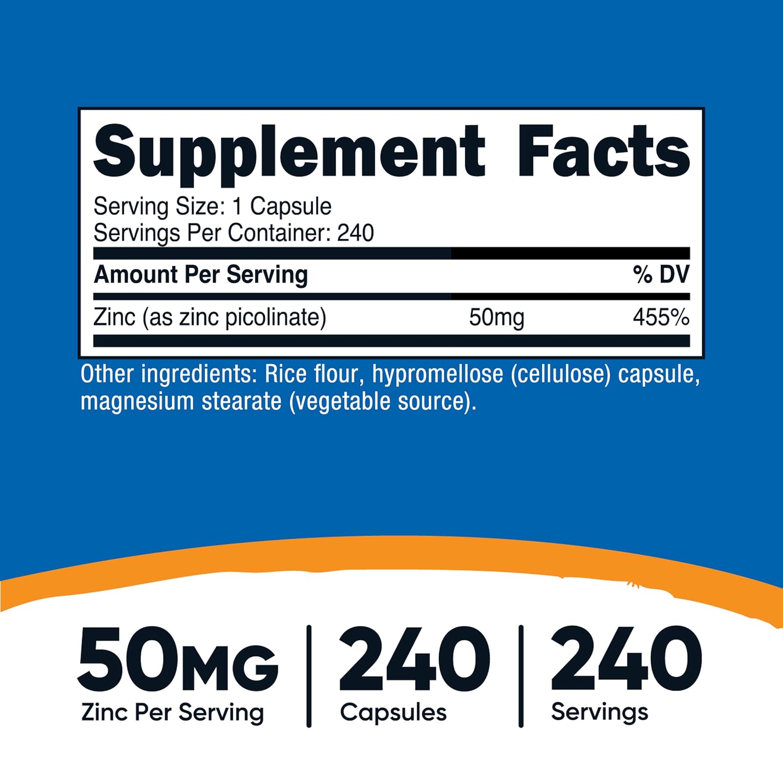 high potency zinc supplement