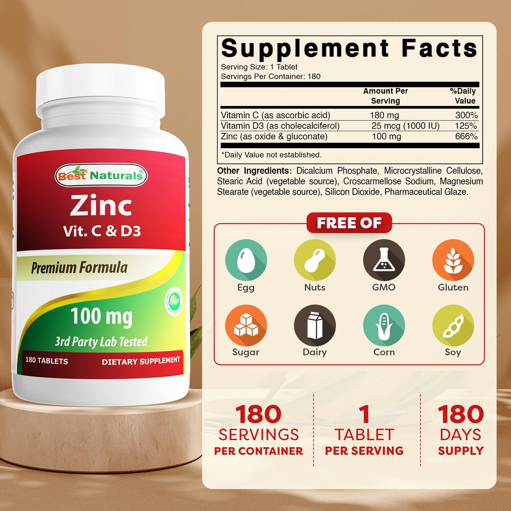 high potency zinc with vitamin C