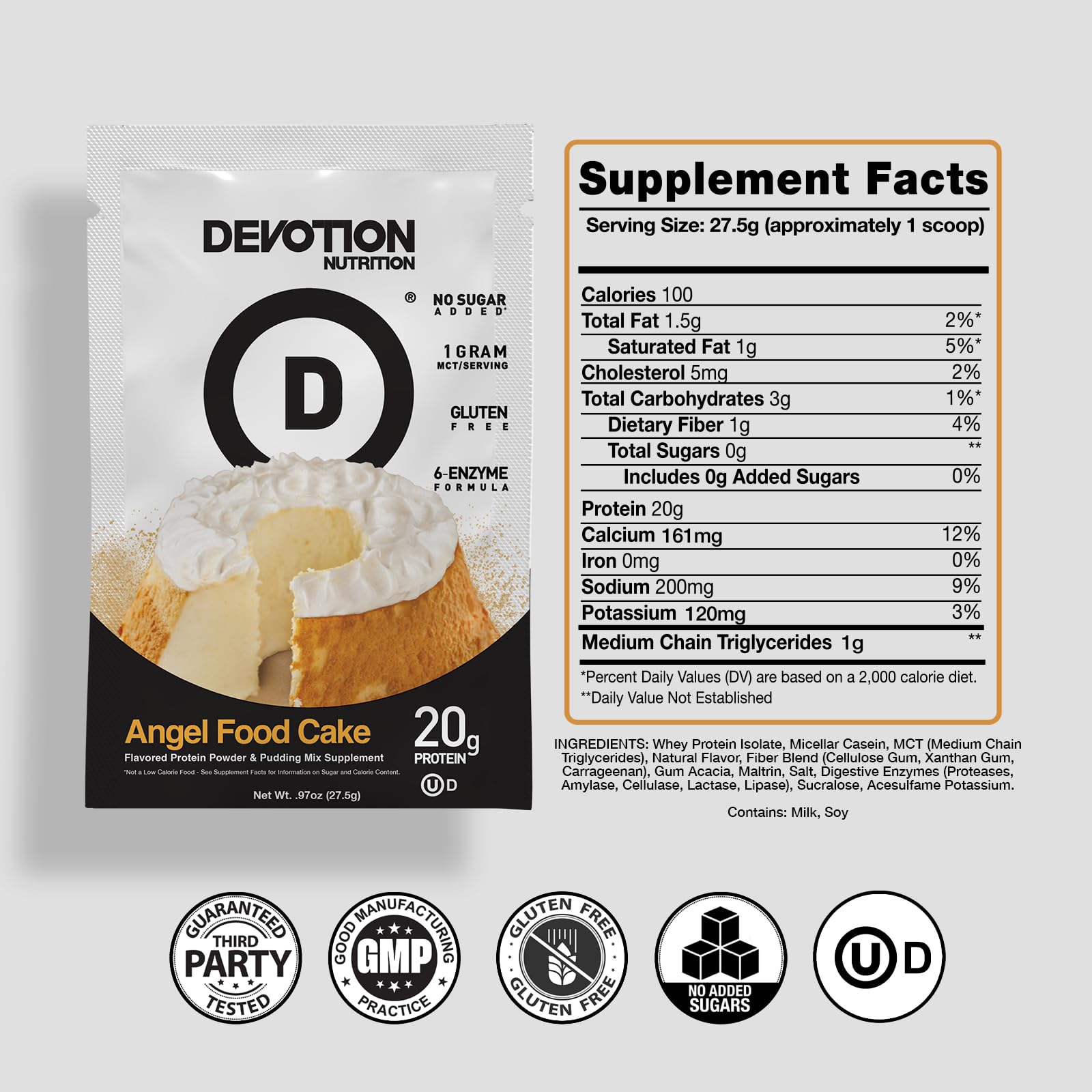 high protein Angel Food Cake powder