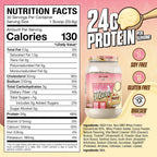 high protein banana split sundae