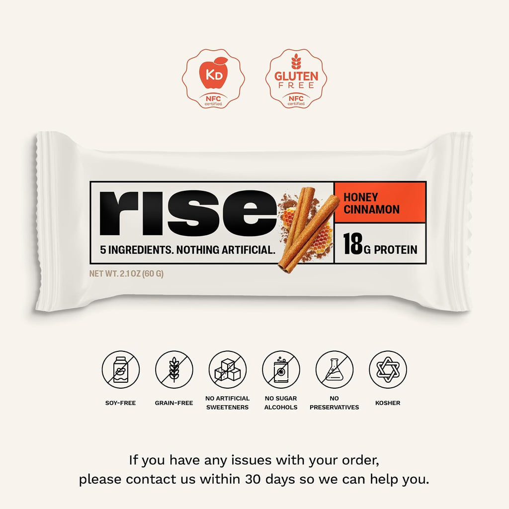 High protein bars with honey flavour