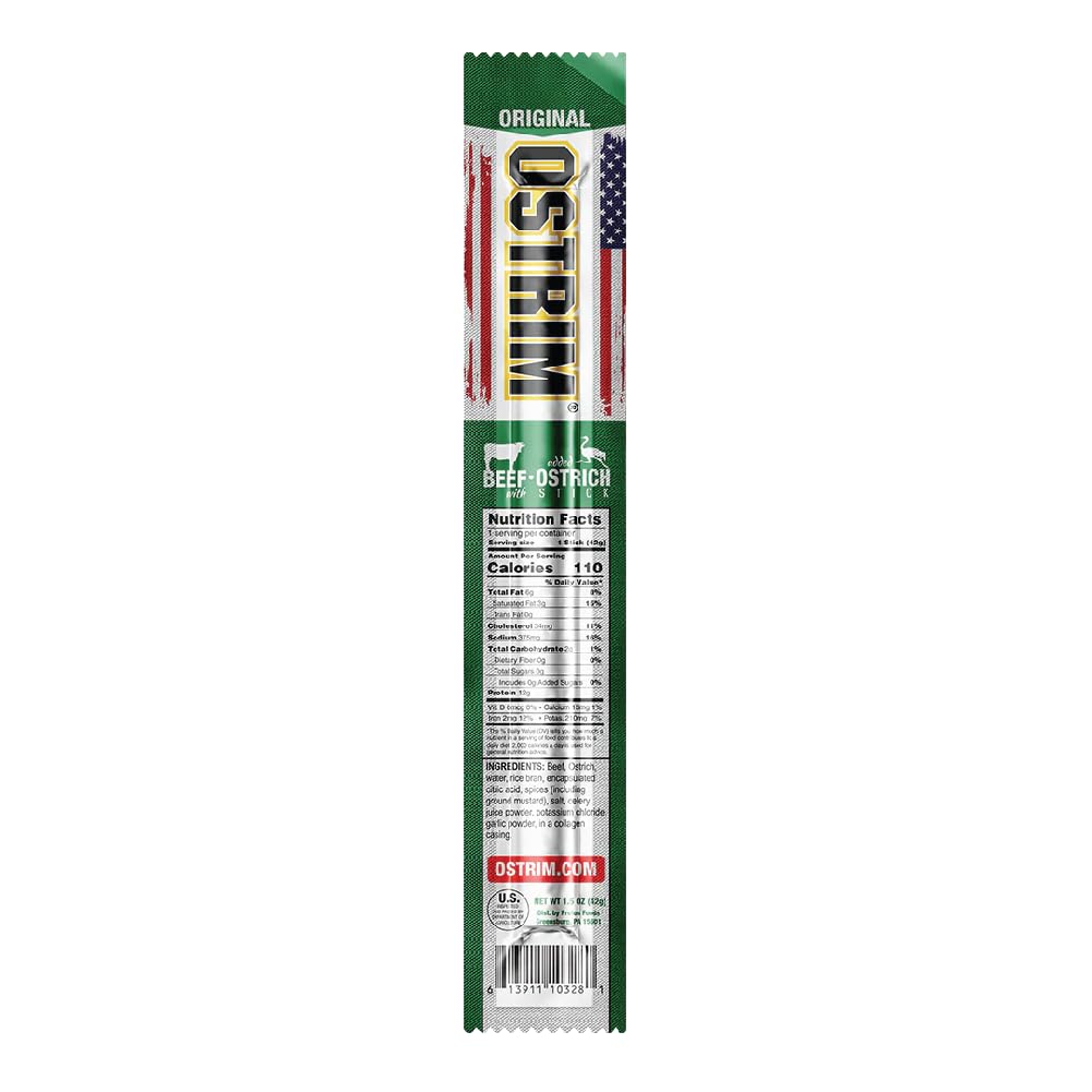high protein beef and ostrich sticks