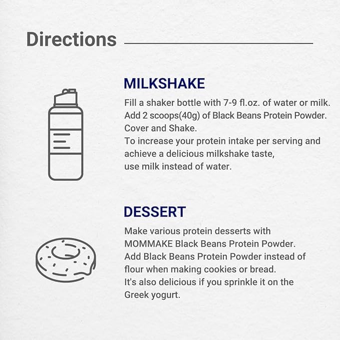 high protein black bean supplement