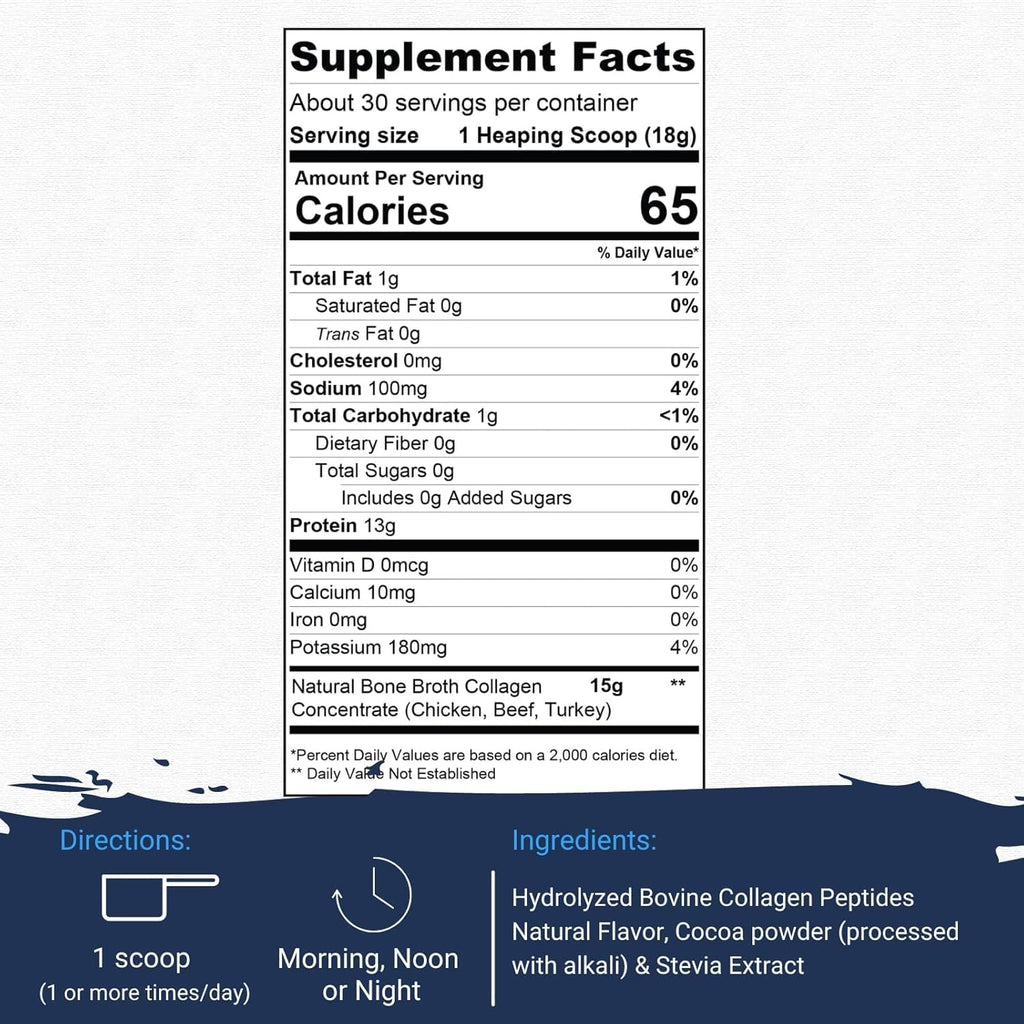 high protein bone broth collagen supplement