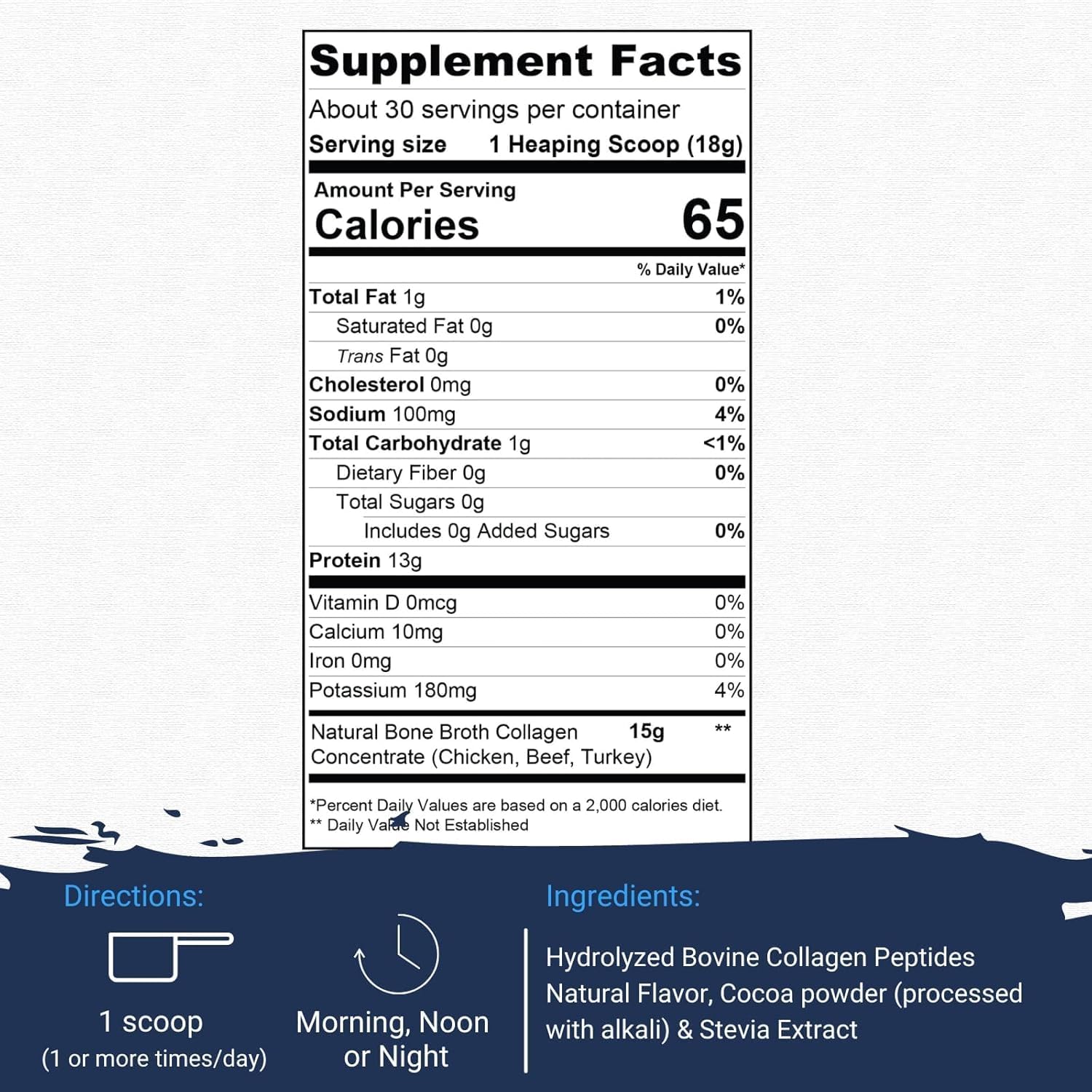 high protein bone broth collagen supplement