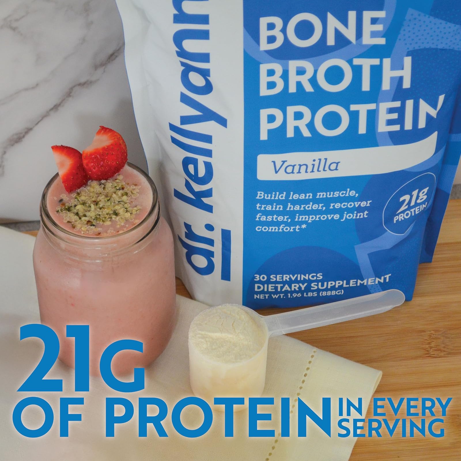 high protein bone broth supplement