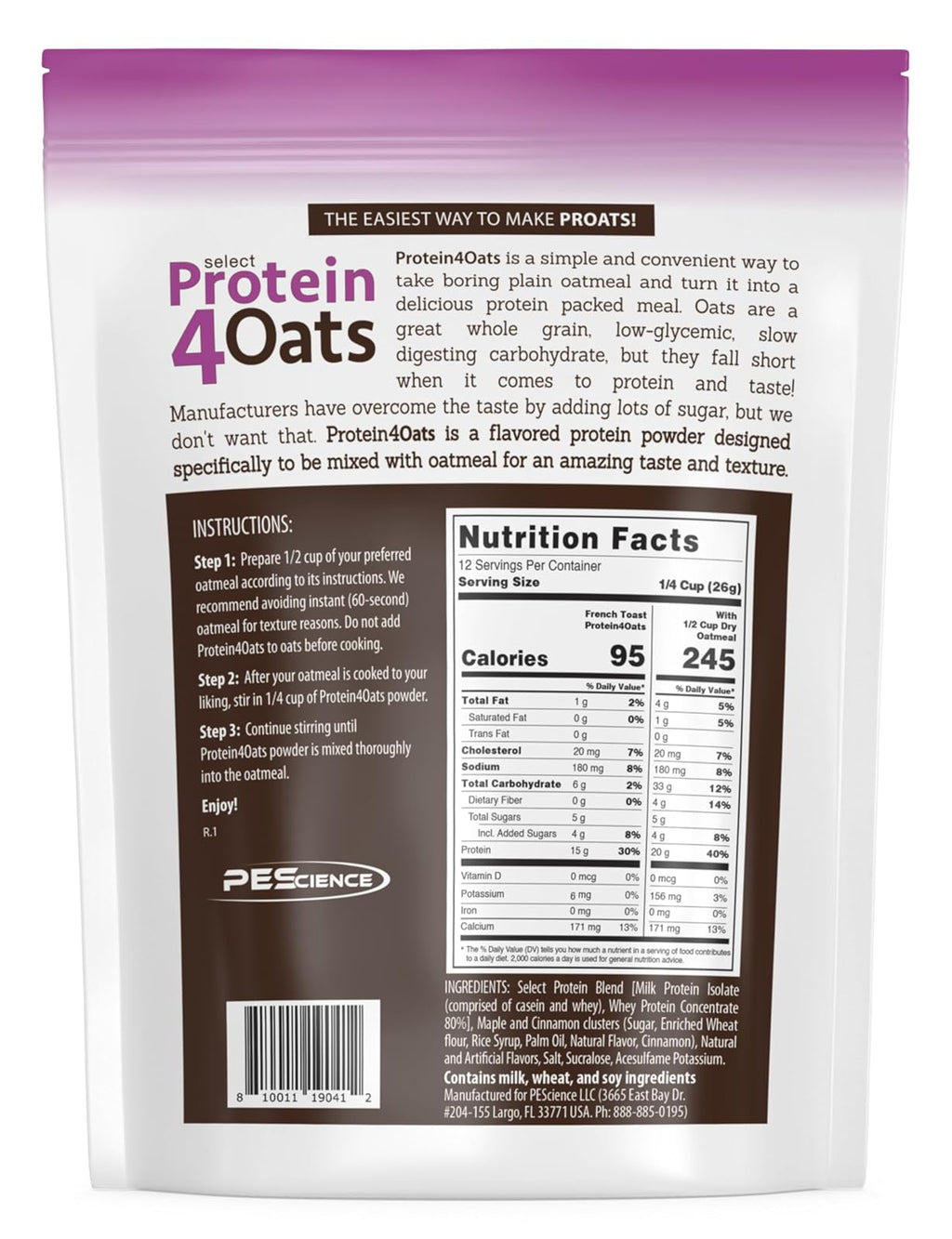 High protein breakfast for athletes