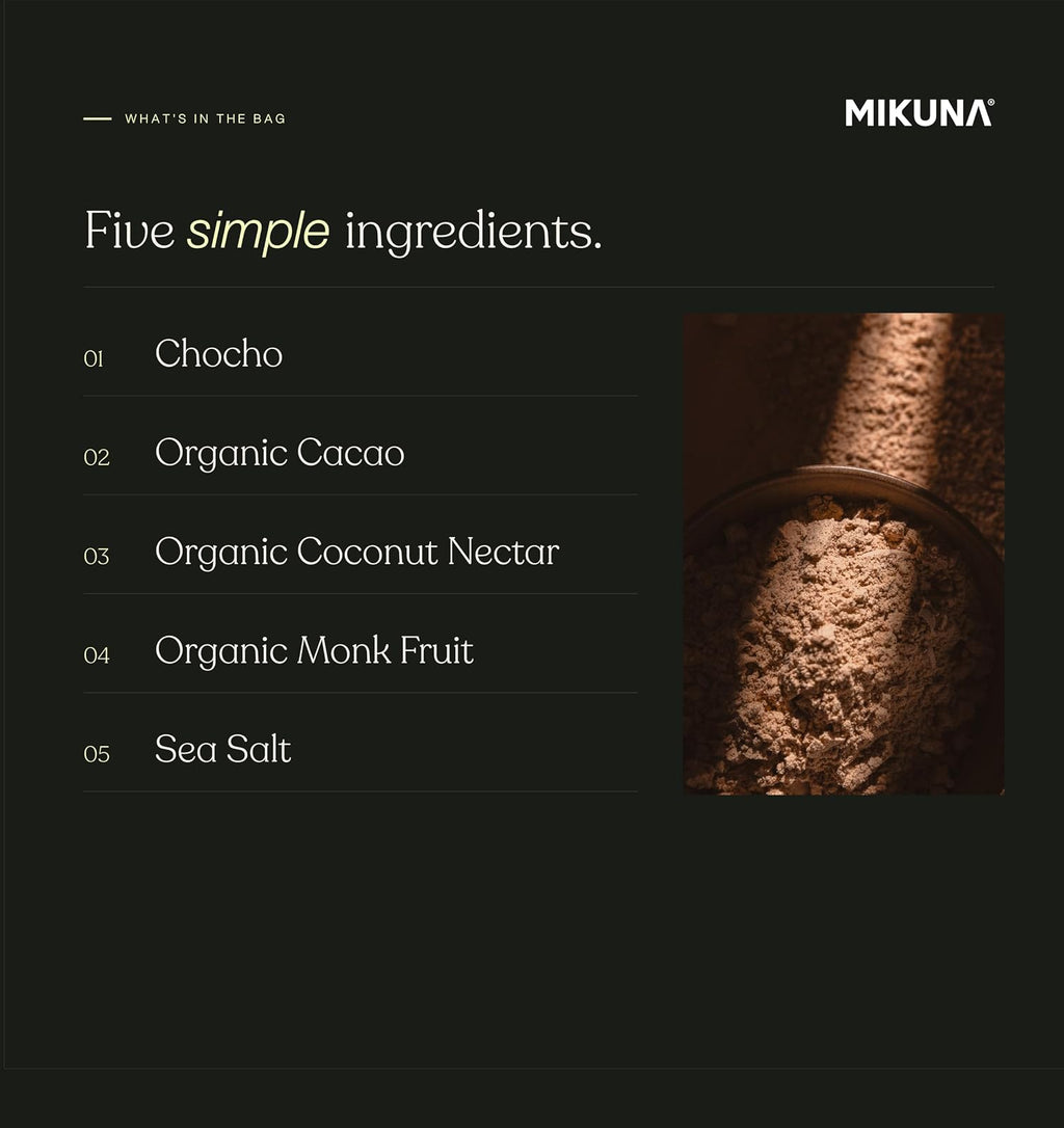 high protein cacao chocho snacks