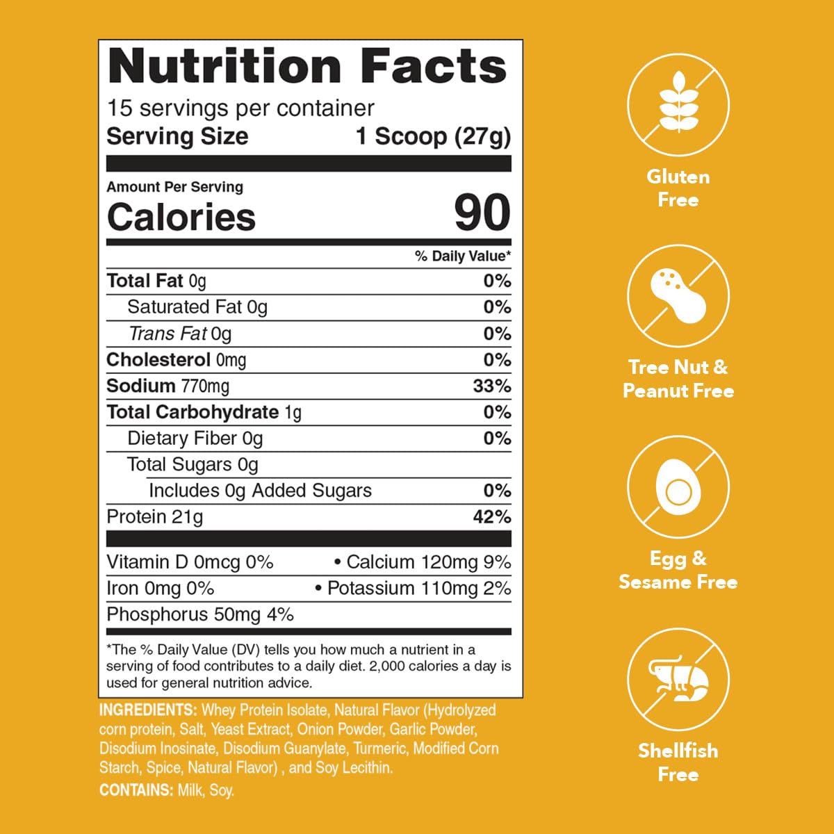 high protein chicken soup powder