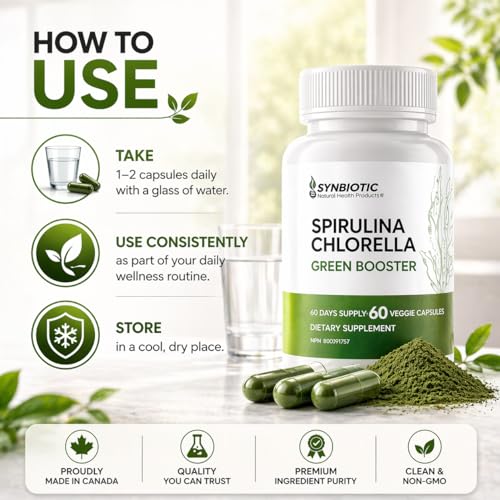 high protein chlorella capsules Canada
