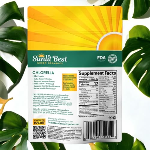 high protein chlorella tablets