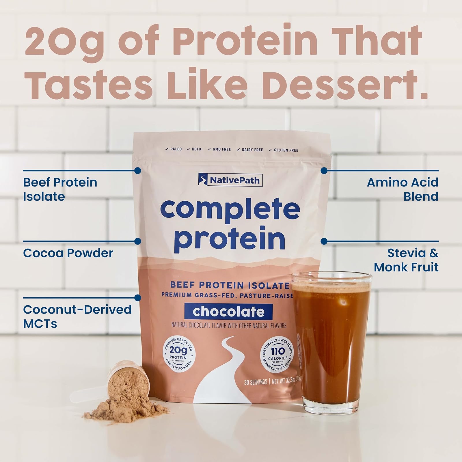 high protein chocolate drink mix