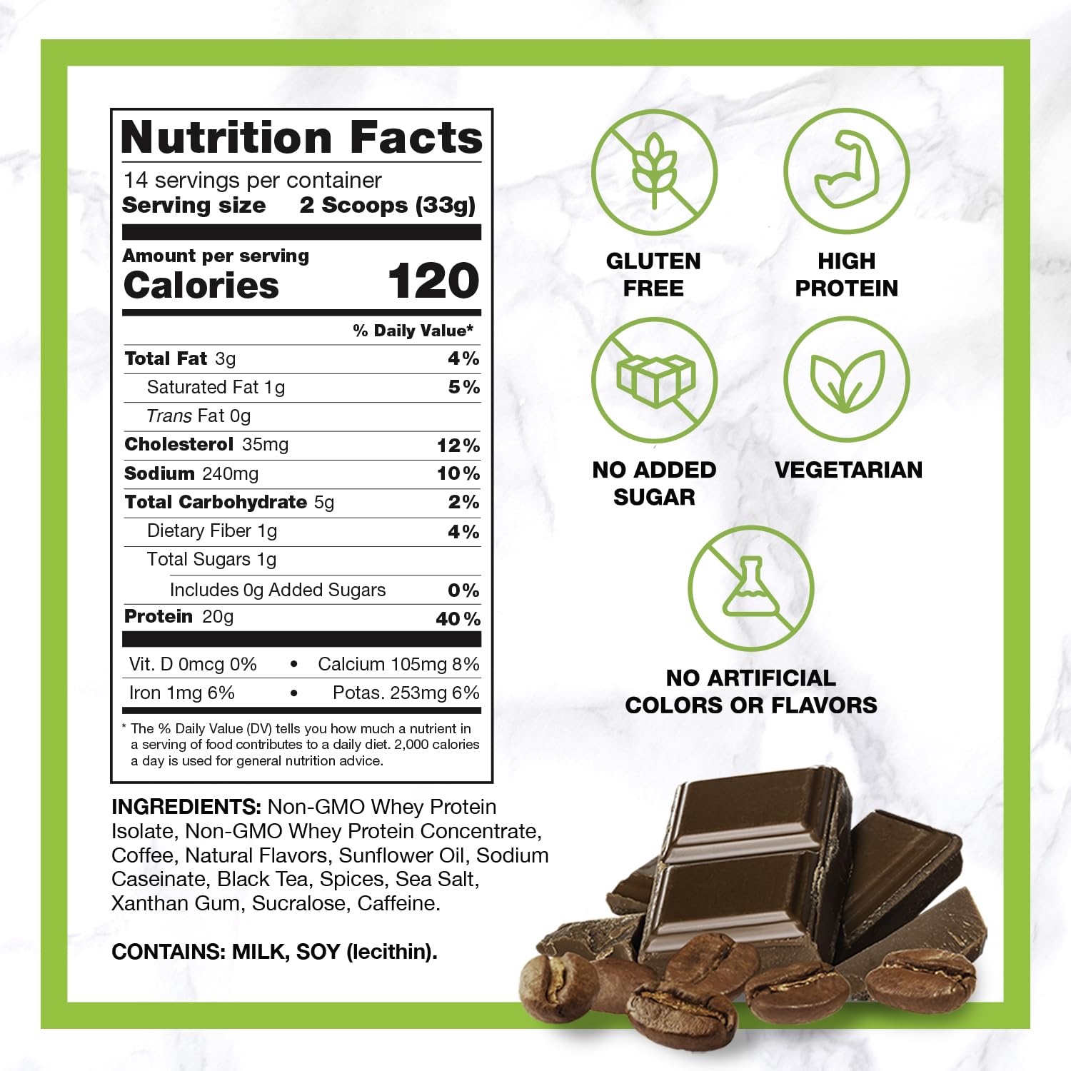 high protein coffee beverage