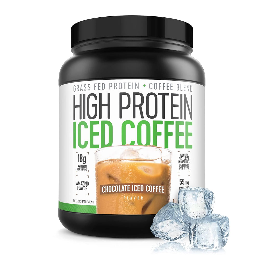 high protein coffee chocolate iced coffee