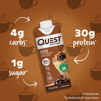 high protein coffee shake 30g